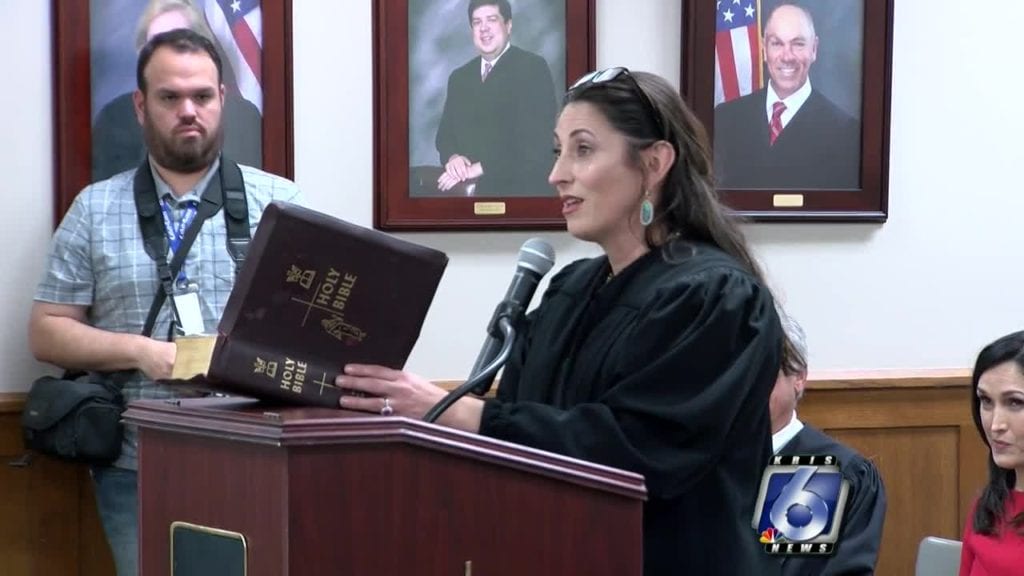 Barbara Canales sworn in as Nueces County Judge